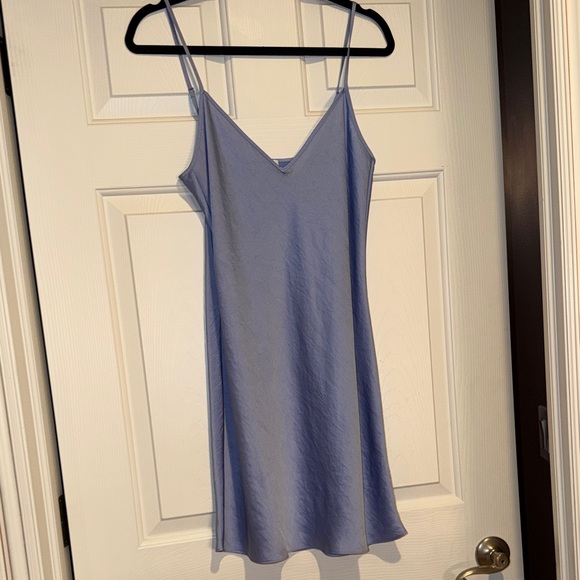 Wilfred | Dresses | Wilfred Light Blue Slip Dress | Poshmark